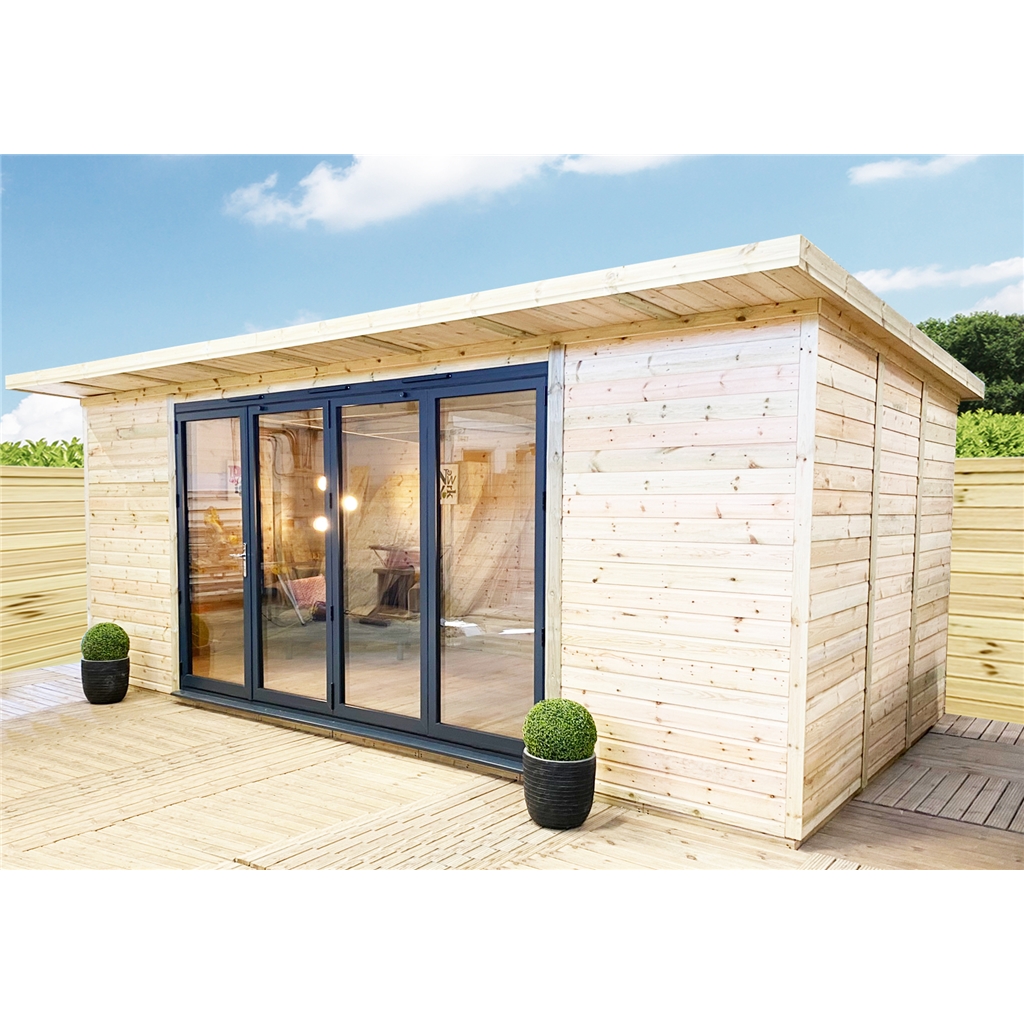 ShedsWarehouse.com | OXFORD INSULATED GARDEN OFFICE | 5m X 5m (16ft X ...